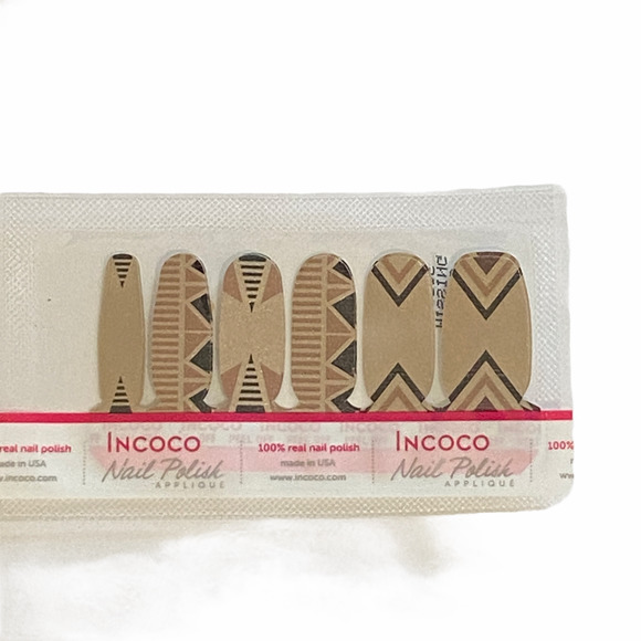 Incoco | Bath & Body | Incoco Nail Polish Strips Missing Piece Art Deco Retired New | Poshmark